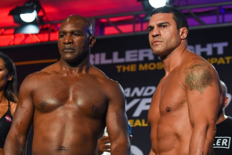Evander Holyfield vs Vitor Belfort: Age, Height, Weight, Reach, Net ...