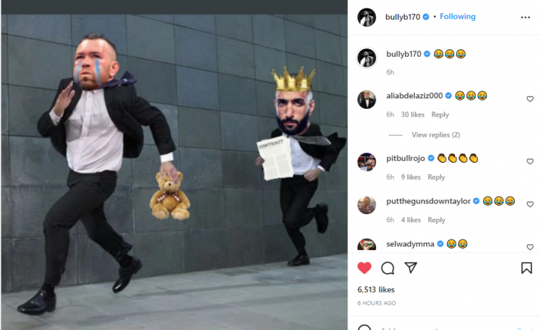 Belal Muhammad Trolls Colby Covington with Hilarious Meme in Social ...