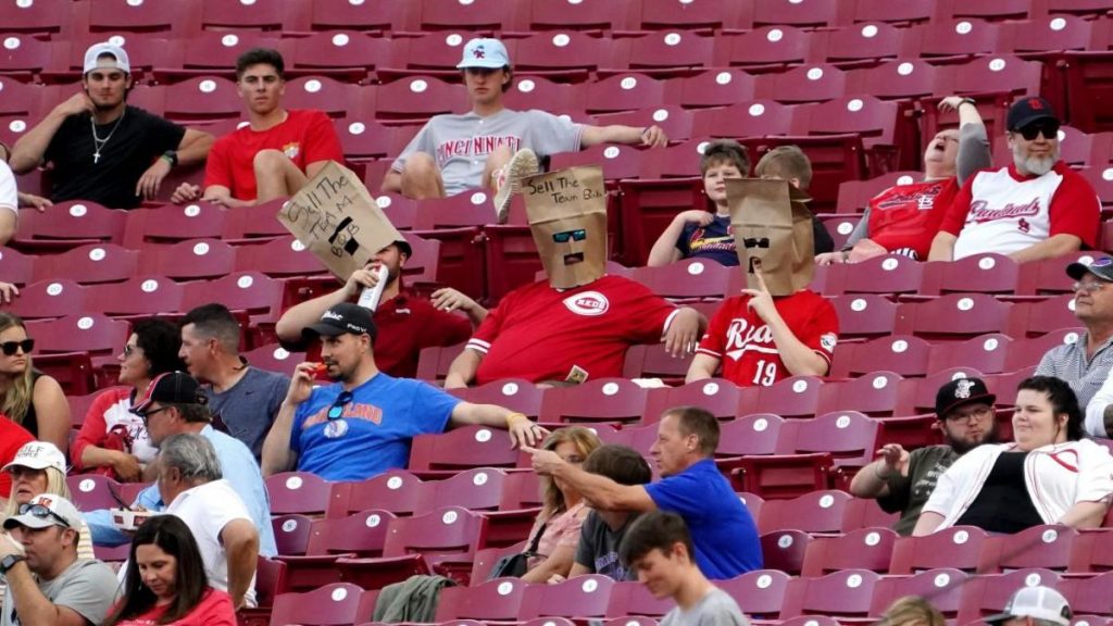 Fans Frustrated with the Reds, Express Their Anger Putting Bags over ...