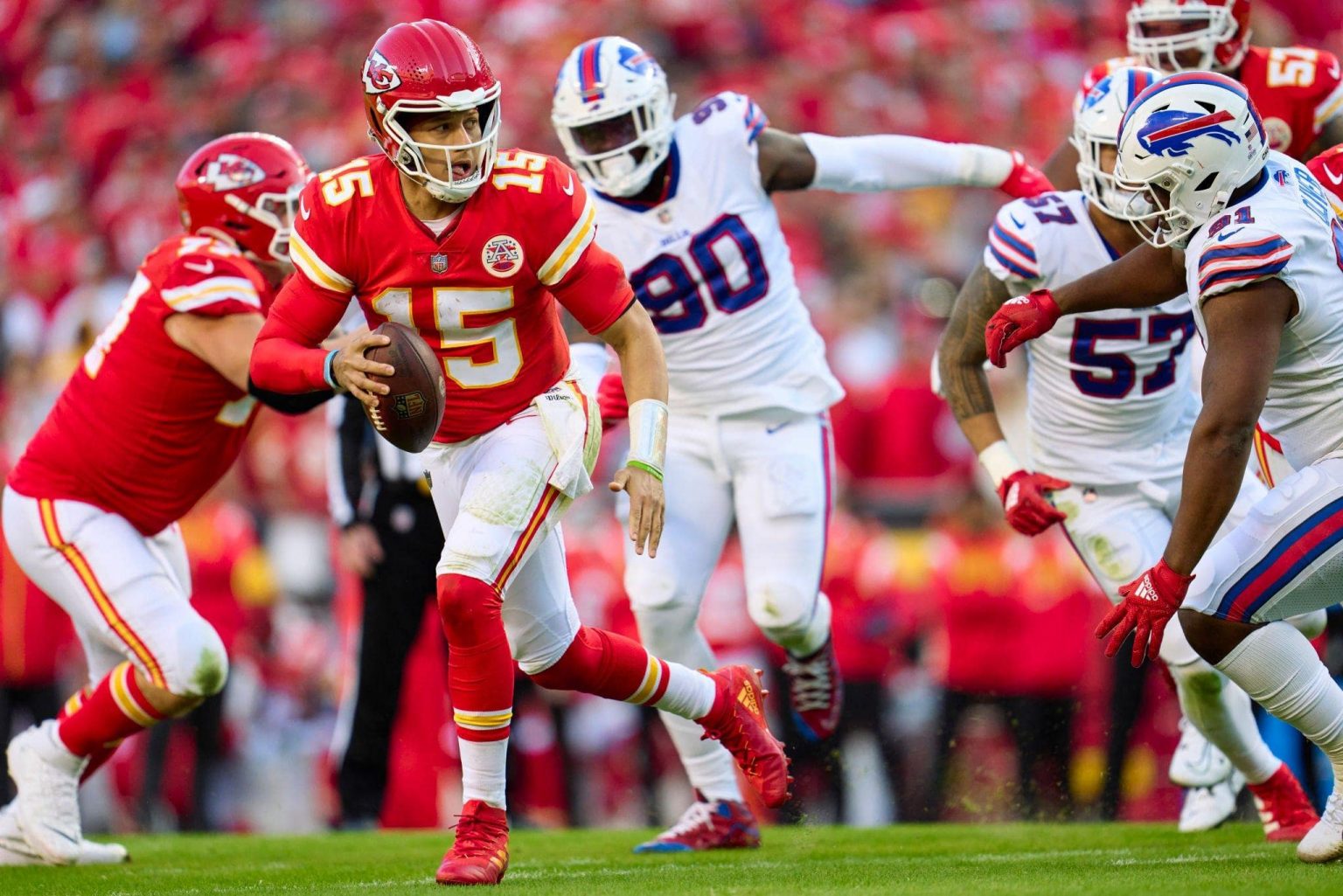 NFL Fans go bonkers over missed controversial tripping penalty in Bills ...