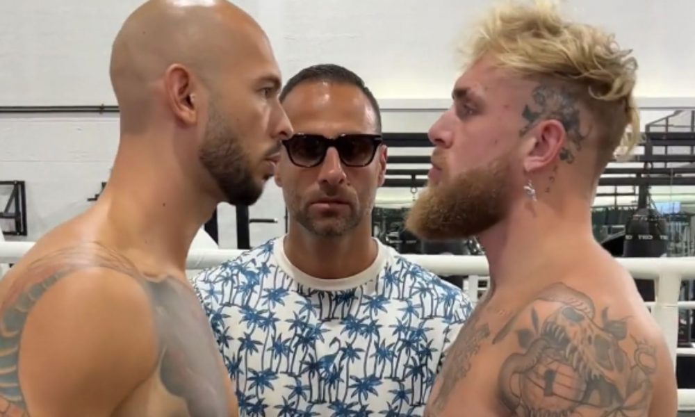 Jake Paul Vs Andrew Tate Two Biggest Internet Sensations Possible Bout Face To Face Video