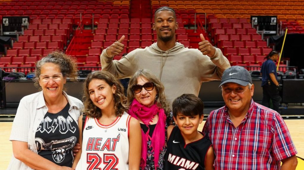 Young Jimmy Butler fan who flew 4,405 miles receives ultimate present ...