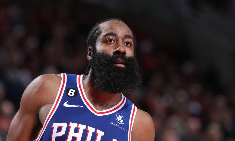 76ers James Harden goes viral on social media over his feet following ...
