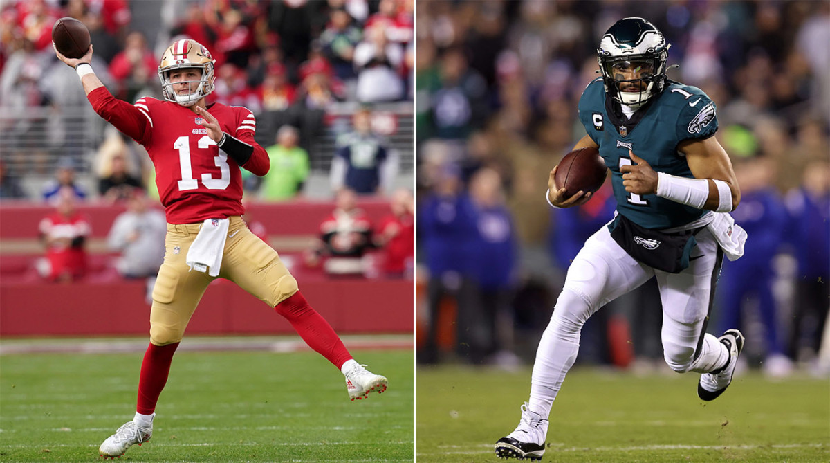 Brock Purdy Vs Jalen Hurts Stats 2025 - Dore Mandie Brock Purdy Vs Jalen Hurts Stats 2025 - Dore Mandie