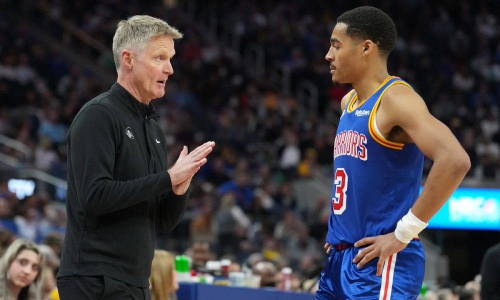 Warriors Steve Kerr defended by Stephen Curry on snapping at Jordan ...