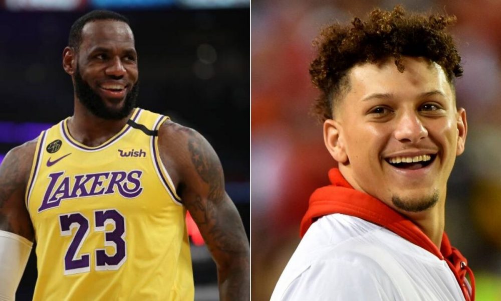Legendary Stuff Chiefs Qb Patrick Mahomes Congratulates Lebron James
