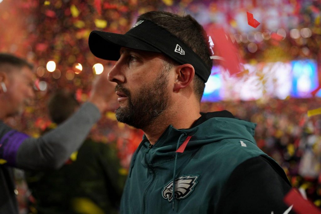 Eagles C Nick Sirianni, C Jason Kelce shed tears during Super Bowl LVII national anthem - Sportszion