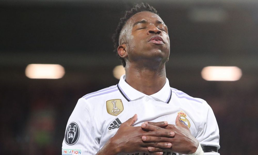 Real Madrid star Vinicius Jr imitates Cristiano Ronaldo's iconic ...