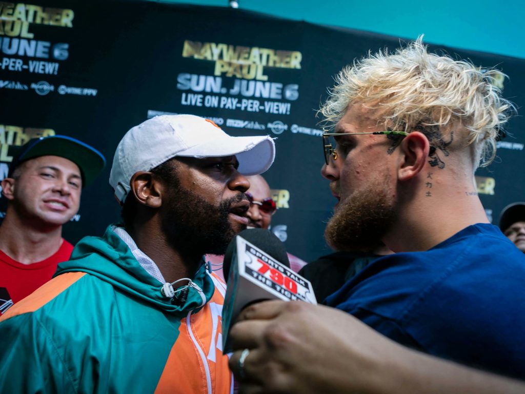 Jake Paul throws a subtle jab at Floyd Mayweather, praising Ryan Garcia ...