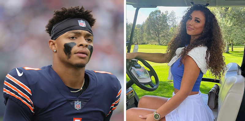 Bears QB Justin Fields tropics trip went down with rumored girlfriend ...