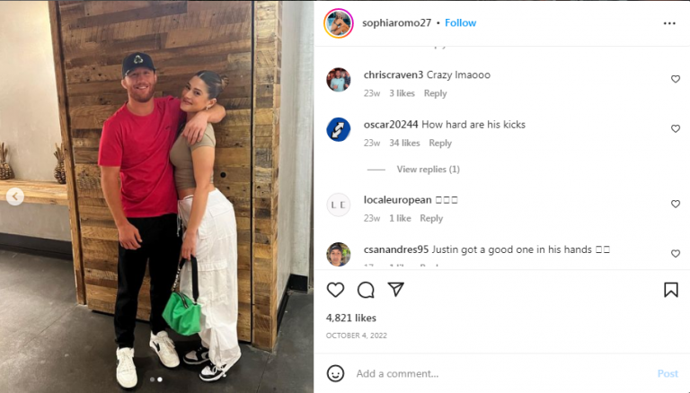 Who is Justin Gaethje girlfriend Sophia Romano? dating mystery solved ...