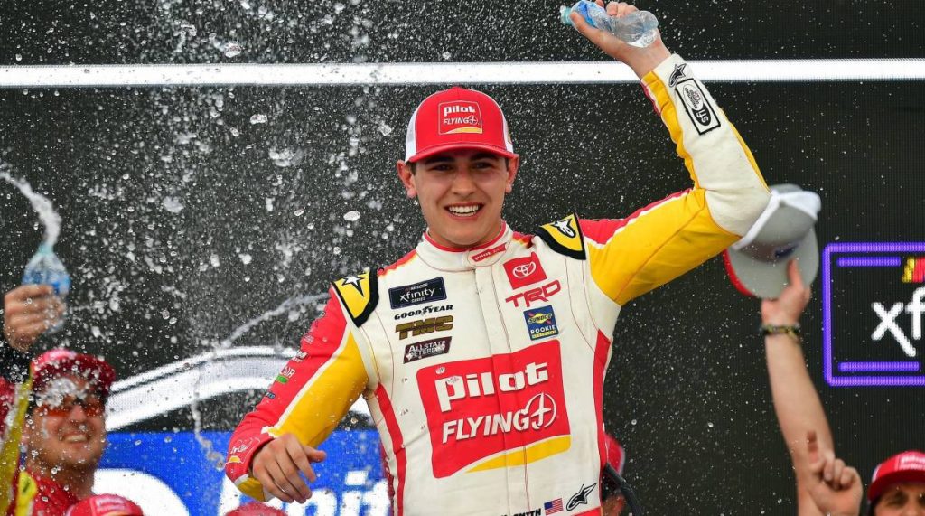 Sammy Smith makes NASCAR history as youngest Xfinity Series winner at ...
