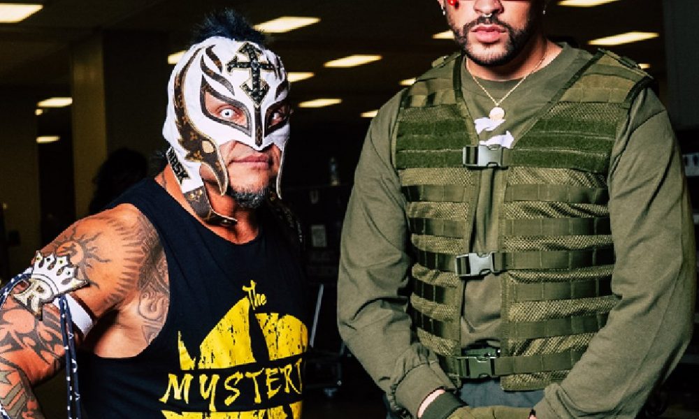 Rapper Bad Bunny tops merchandise sales overtaking WWE HOF Rey Mysterio ...