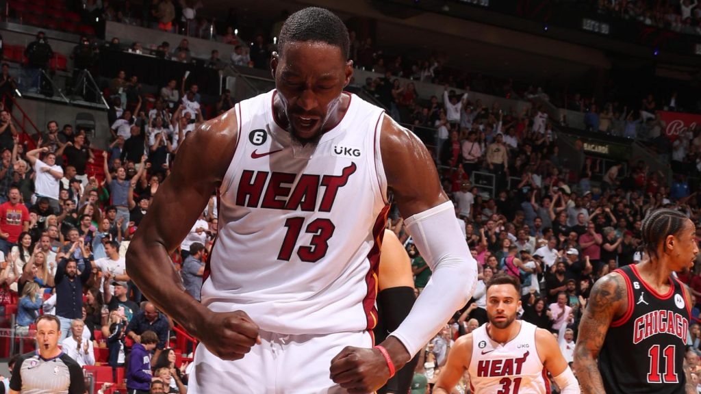 Bam Adebayo joins Heat legends LeBron James, Dwyane Wade in NBA playoff ...