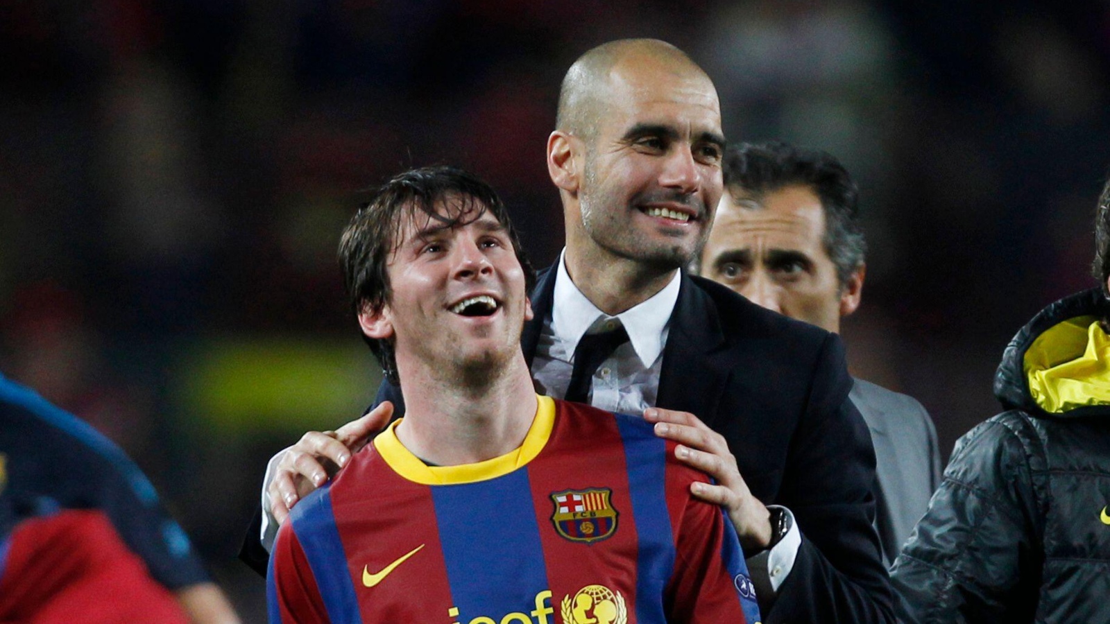 Manchester City boss Pep Guardiola wants Lionel Messi to finish his ...