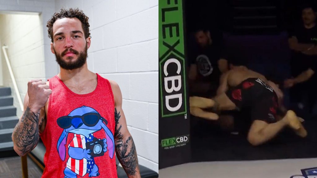 WATCH: Josiah Harrell's explosive takedown sends Mike Roberts flying ...