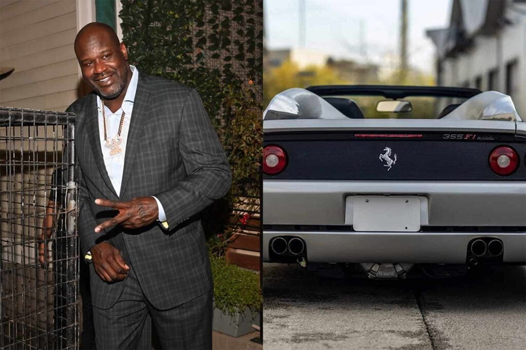$400M NBA legend Shaquille O'Neal once split two Ferraris in half and ...