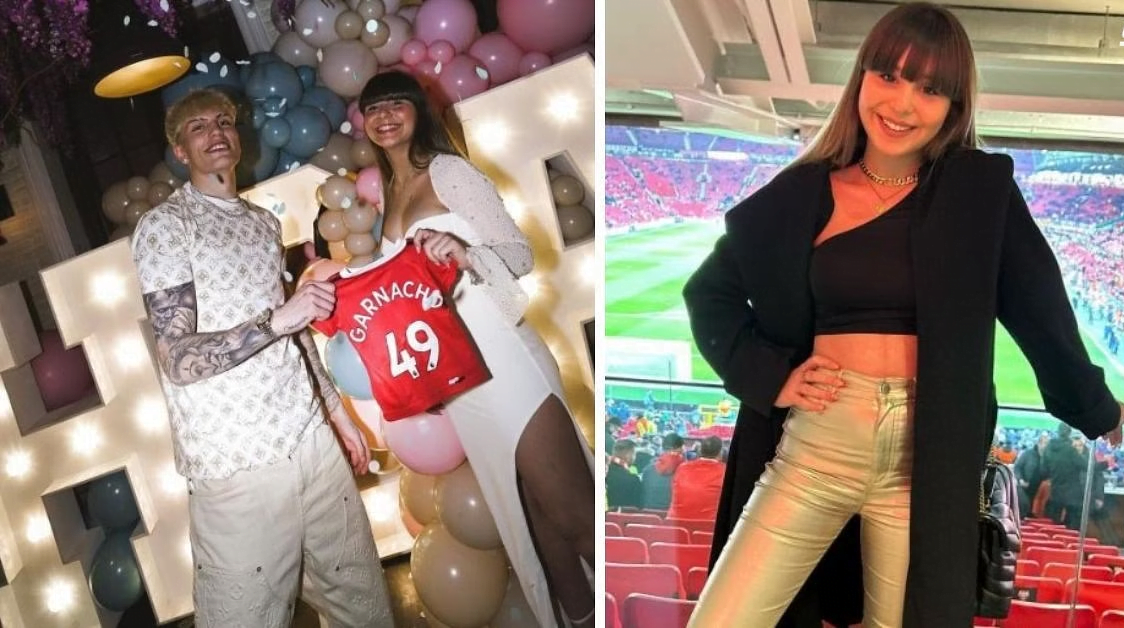 Who is Alejandro Garnacho's girlfriend, Eva Garcia becoming mother to ...