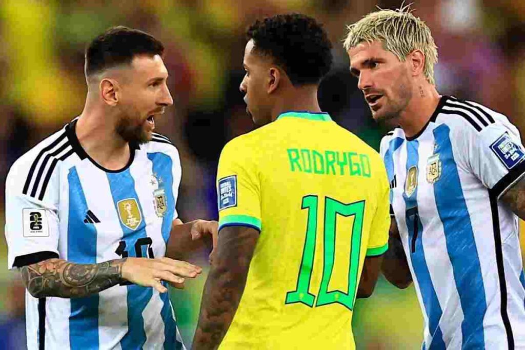 What did Rodrygo say to Lionel Messi sparking angry reaction from the ...