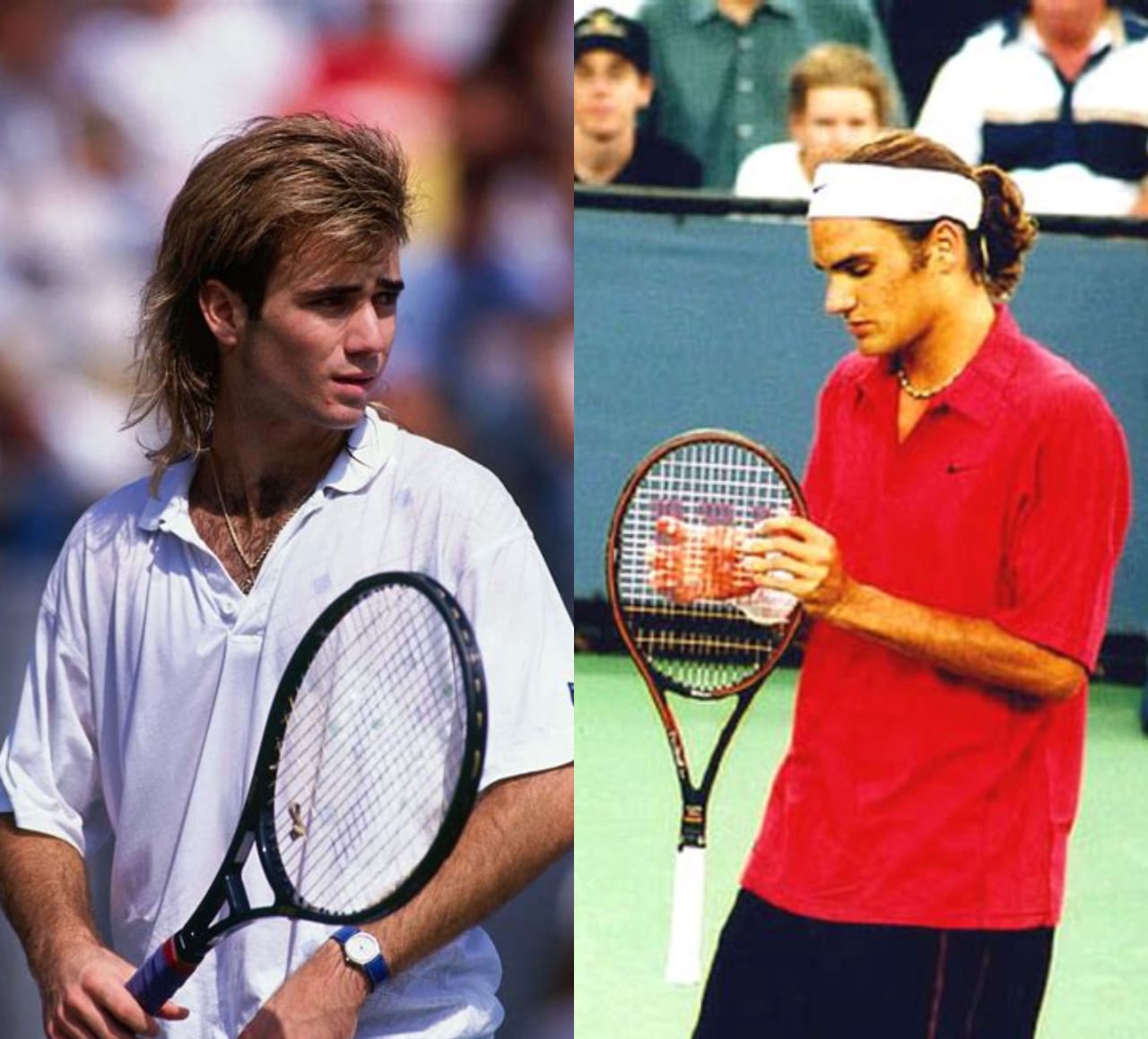 Tennis ace Andre Agassi teased Roger Federer about hair at 2005 Indian ...