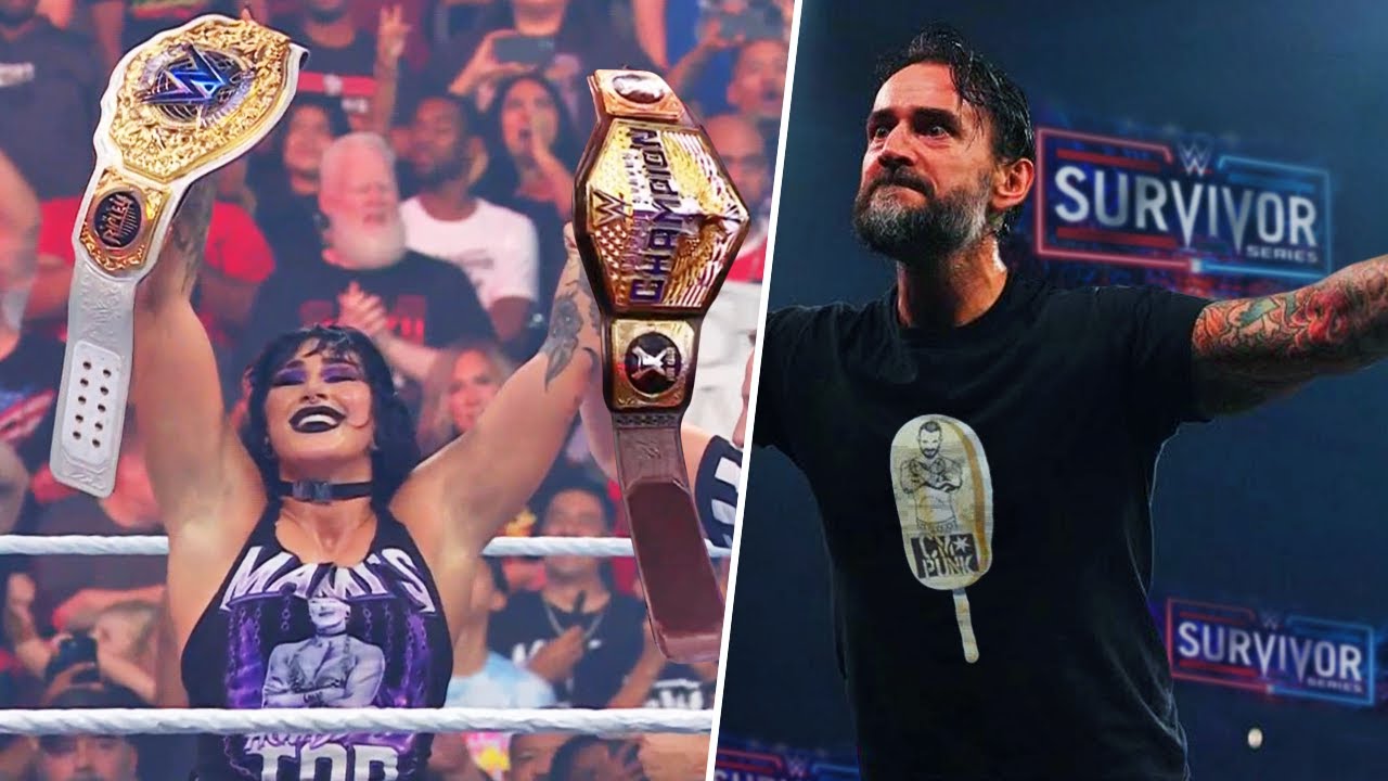 Hours after grand CM Punk return, Rhea Ripley shows off her move imitating the former WWE ...