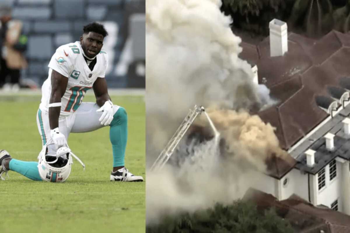 Dolphins star Tyreek Hill speaks out about devastating house fire ...